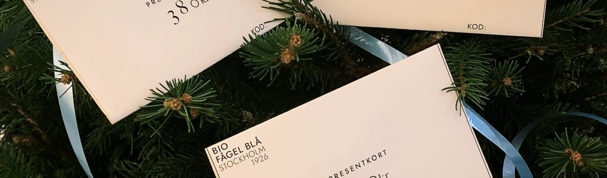 Presentkort - Bio Fågel Blå